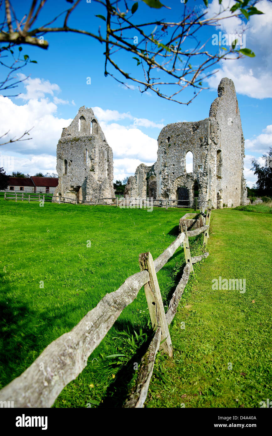 Boxgrove Priory West Sussex UK English Heritage Stock Photo - Alamy
