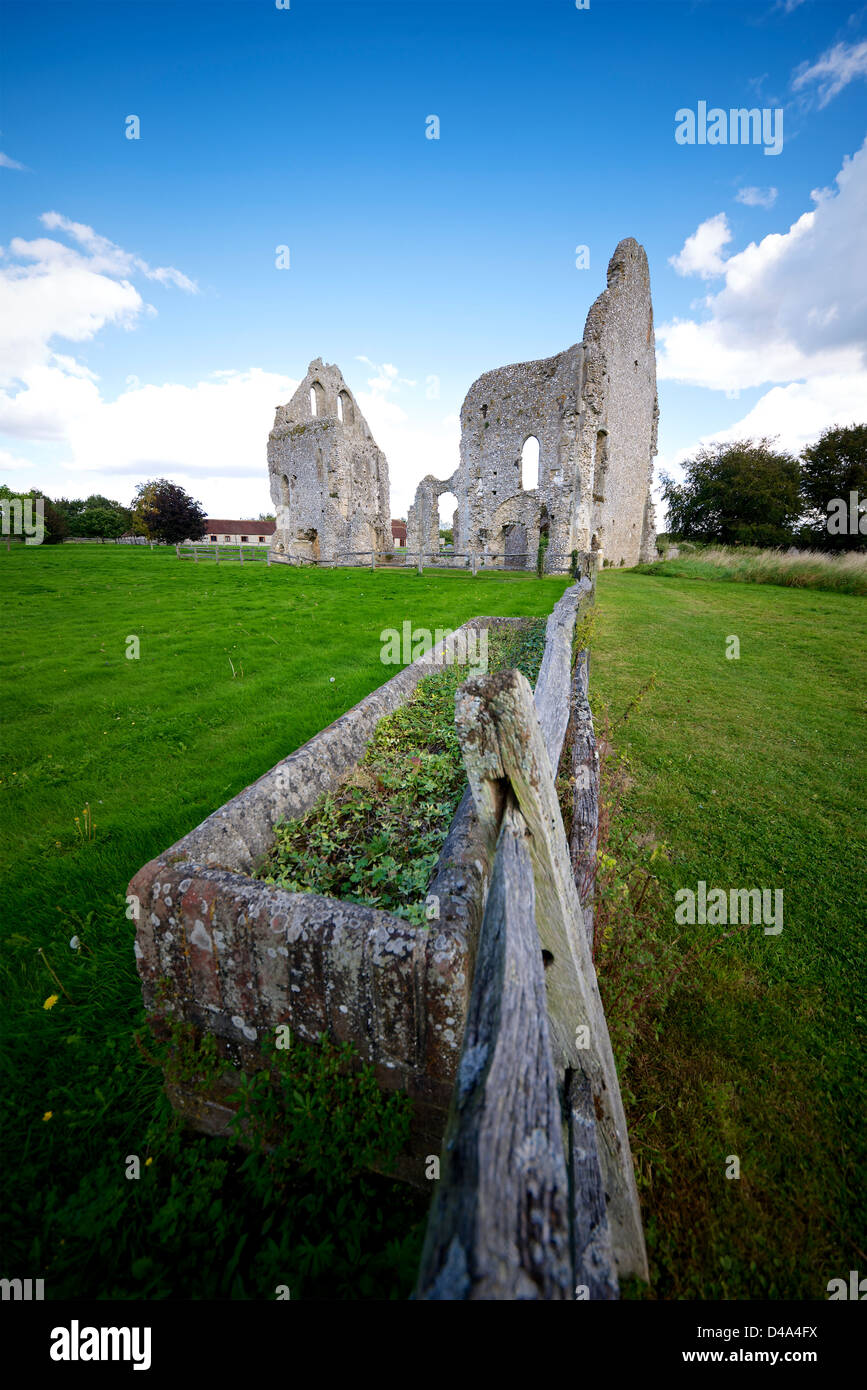Boxgrove Priory West Sussex UK English Heritage Stock Photo - Alamy