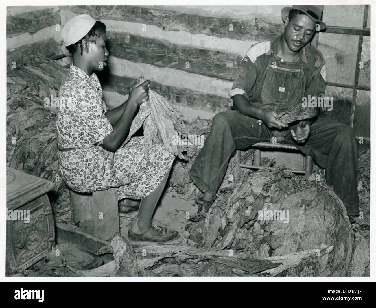 This 1939 photograph depicts an African American sharecropper and his ...