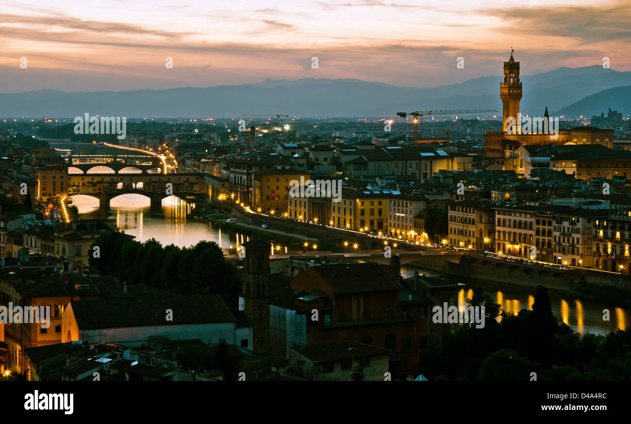 View over florence hi-res stock photography and images - Alamy