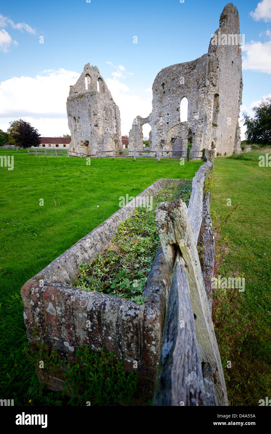 Boxgrove Priory West Sussex UK English Heritage Stock Photo - Alamy