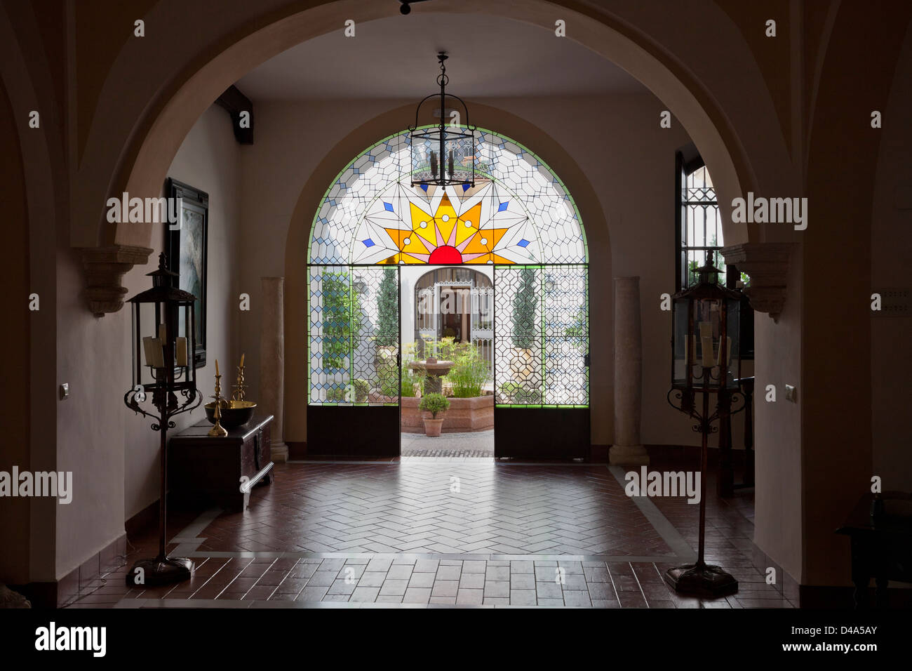 A patio andaluz in Córdoba, Spain Stock Photo - Alamy