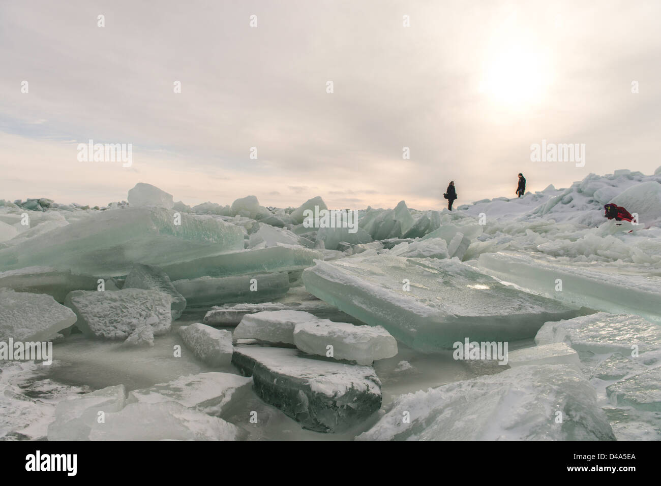 Frozen Baltic sea Swedish Lapland Sweden Scandinavia Stock Photo - Alamy