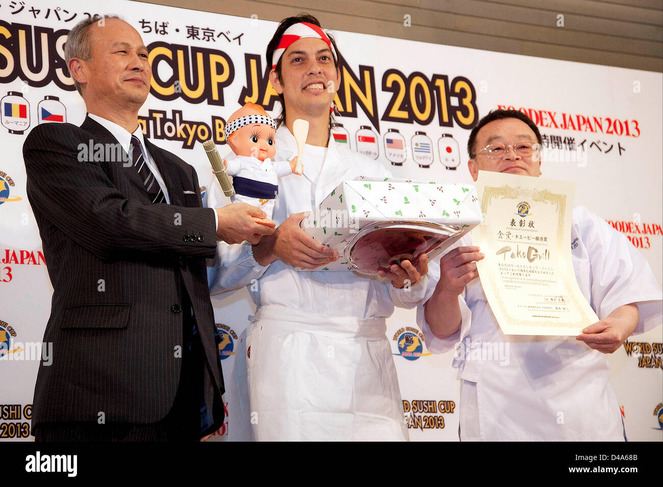 March 8, 2013, Chiba, Japan - The chef Jeff Ramsey of the restaurant ...