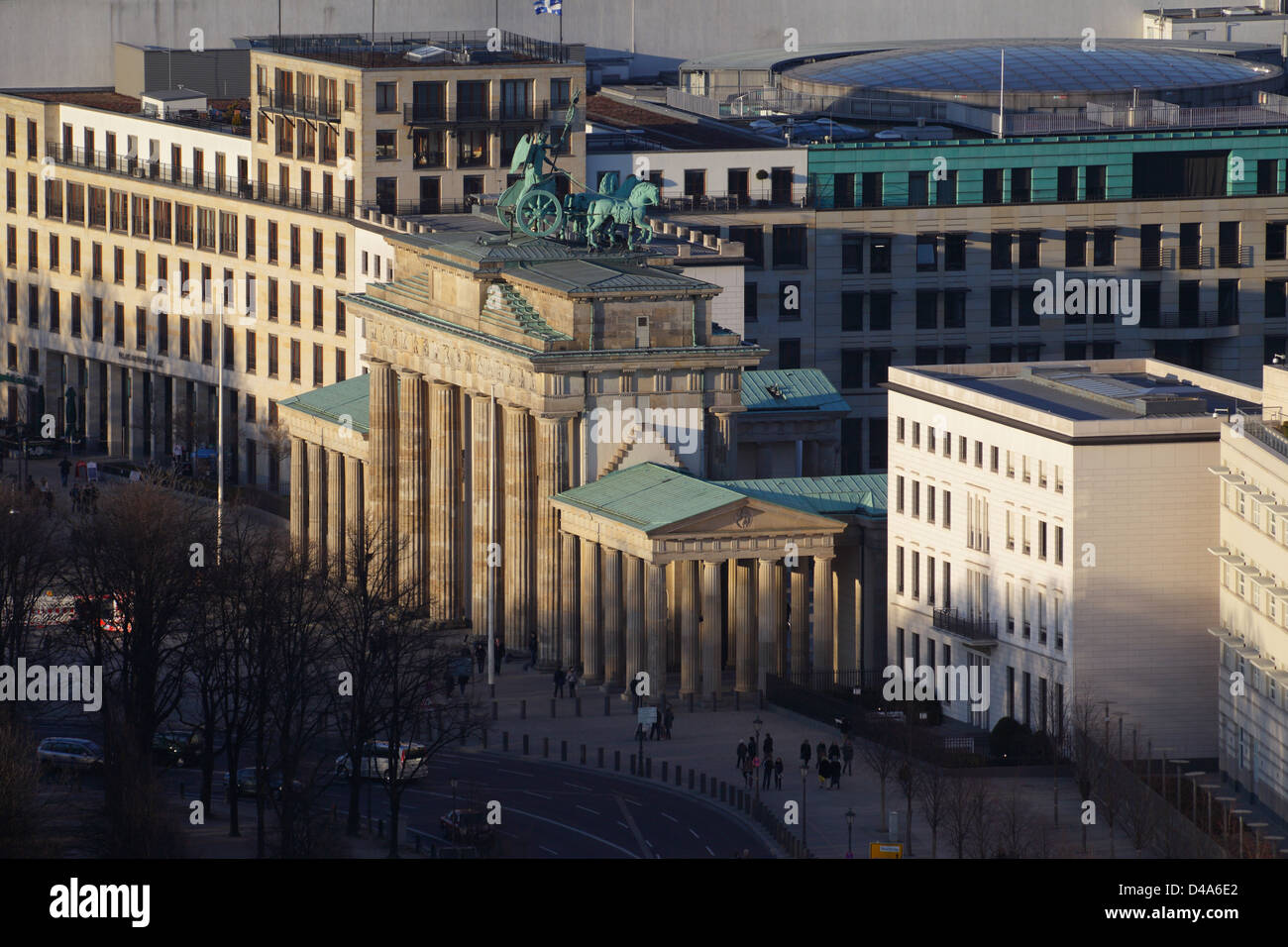 Brandenburg gate aerial hi-res stock photography and images - Alamy