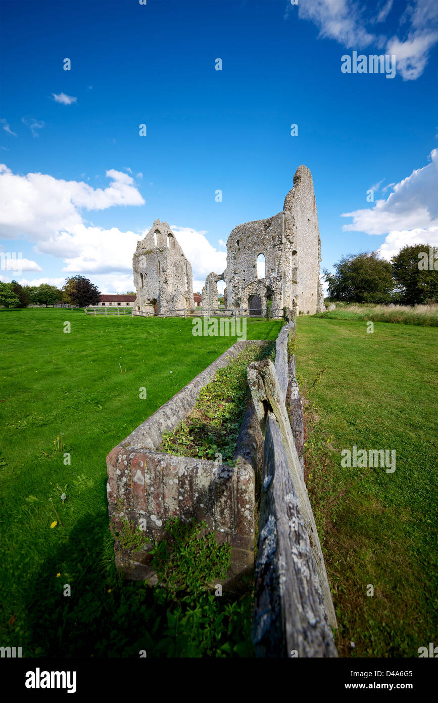 Boxgrove Priory West Sussex UK English Heritage Stock Photo - Alamy