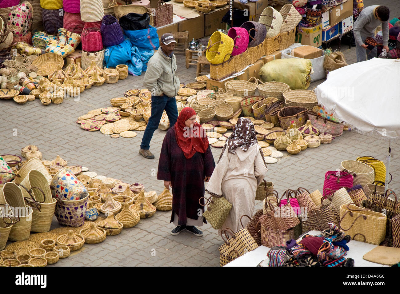 Morocco, Marrakech, souk Stock Photo - Alamy