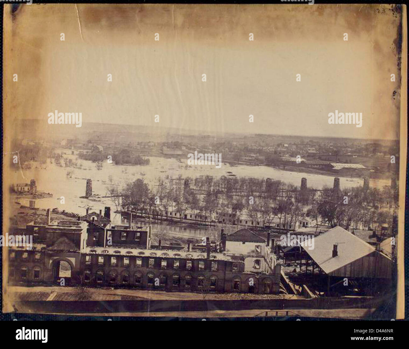 This photograph from 1865 shows the ruins of Richmond, Virginia, after ...