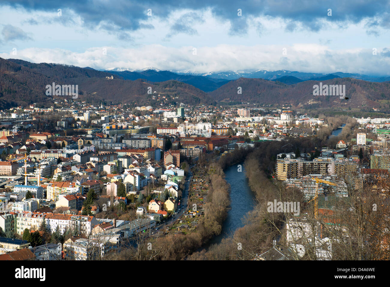 Graz from above hi-res stock photography and images - Alamy