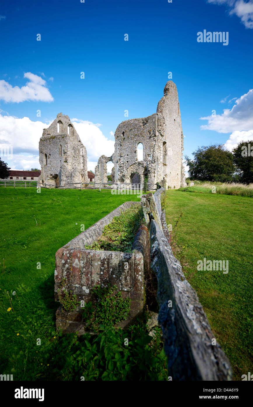 Boxgrove Priory West Sussex UK English Heritage Stock Photo - Alamy