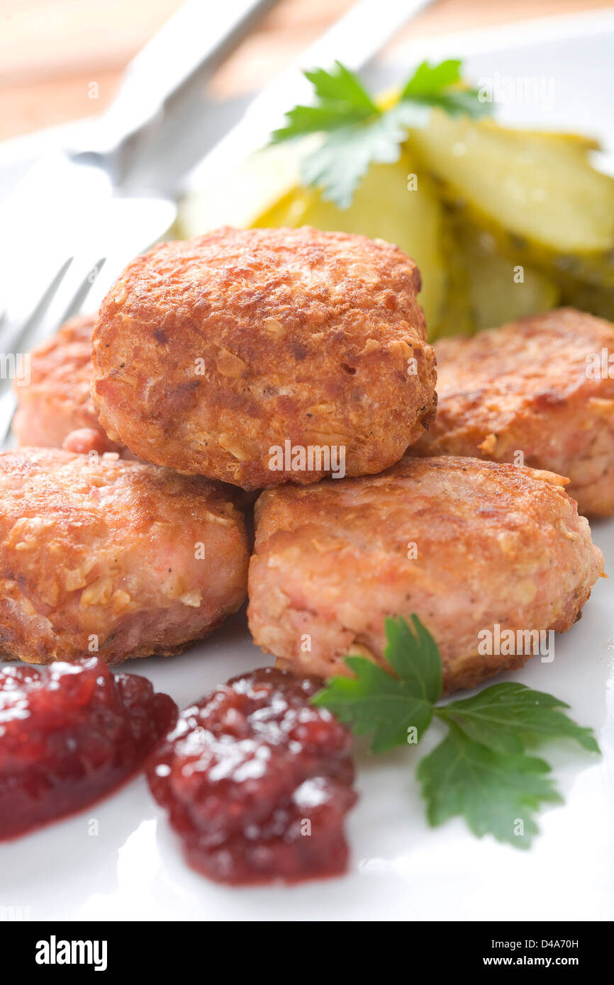 Round pork cutlets hi-res stock photography and images - Alamy