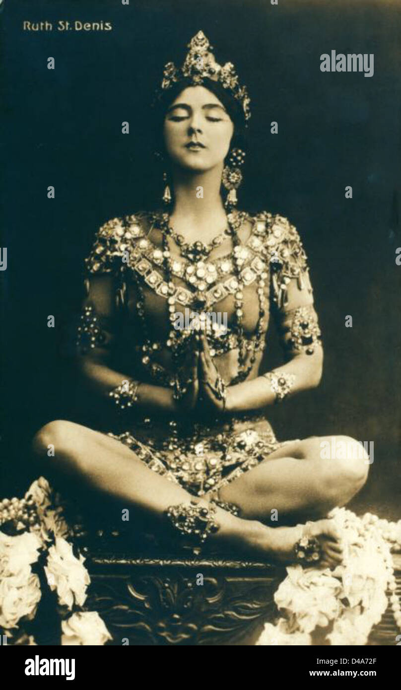 Ruth St. Denis in Radha Stock Photo - Alamy