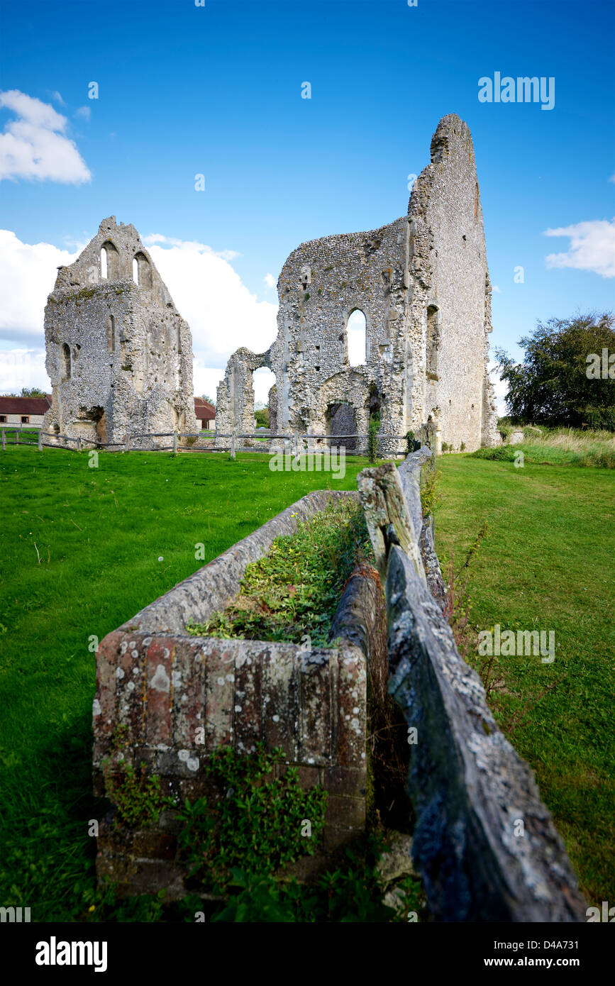 Boxgrove Priory West Sussex UK English Heritage Stock Photo - Alamy