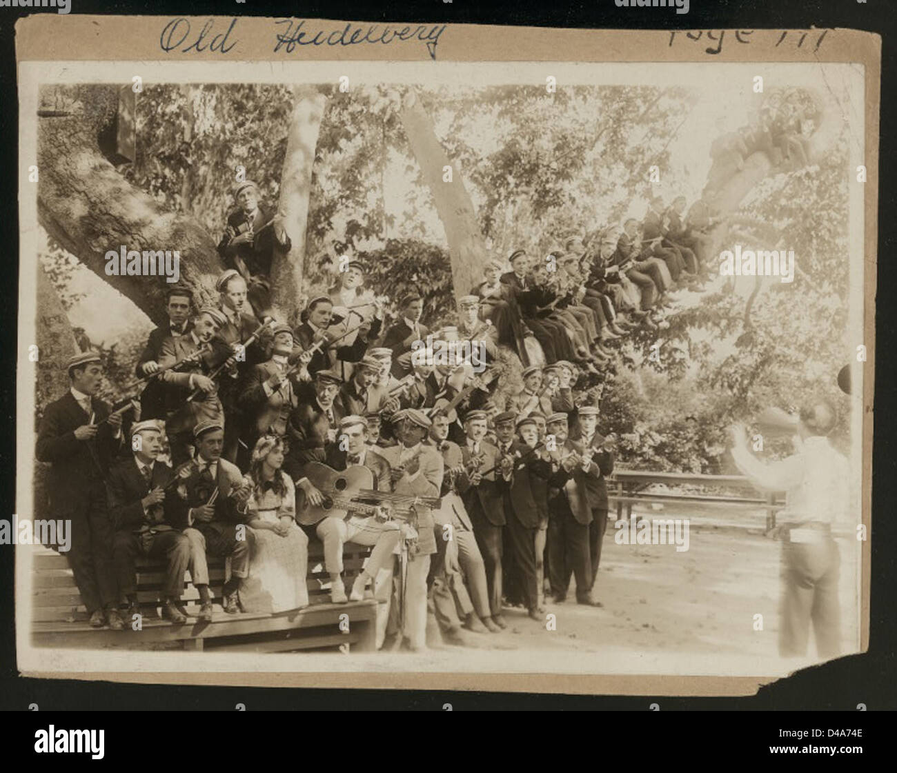This 1915 image captures a scene from the silent film *Old Heidelberg ...