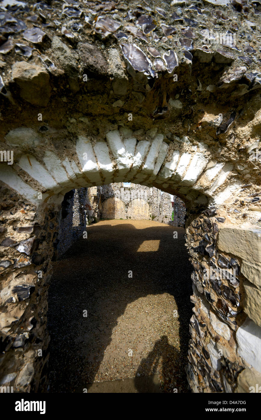 Boxgrove Priory West Sussex UK English Heritage Stock Photo - Alamy