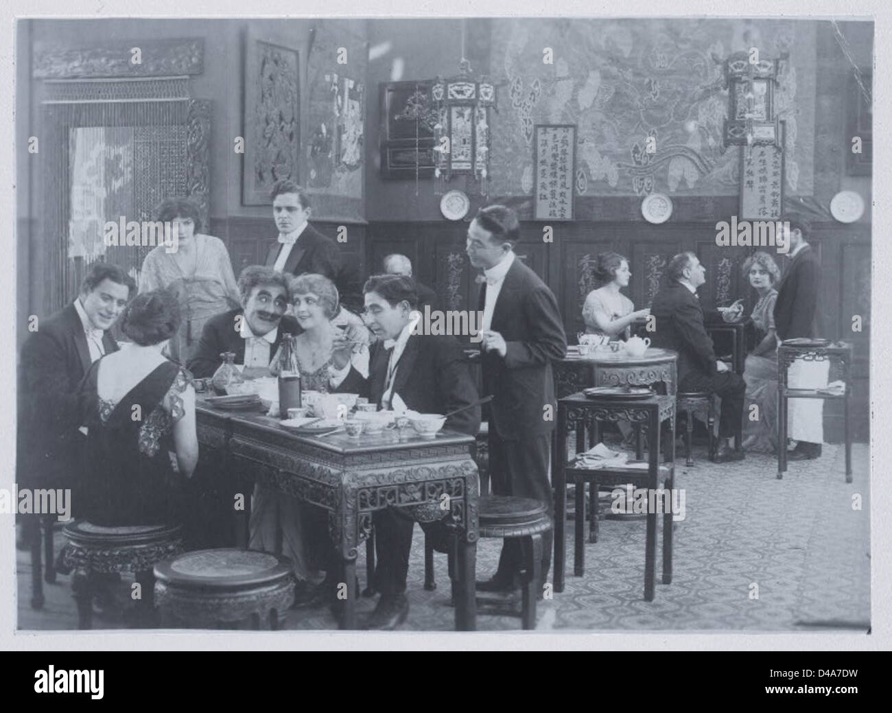 This image is a still from the 1914 silent film *The Perils of Pauline ...