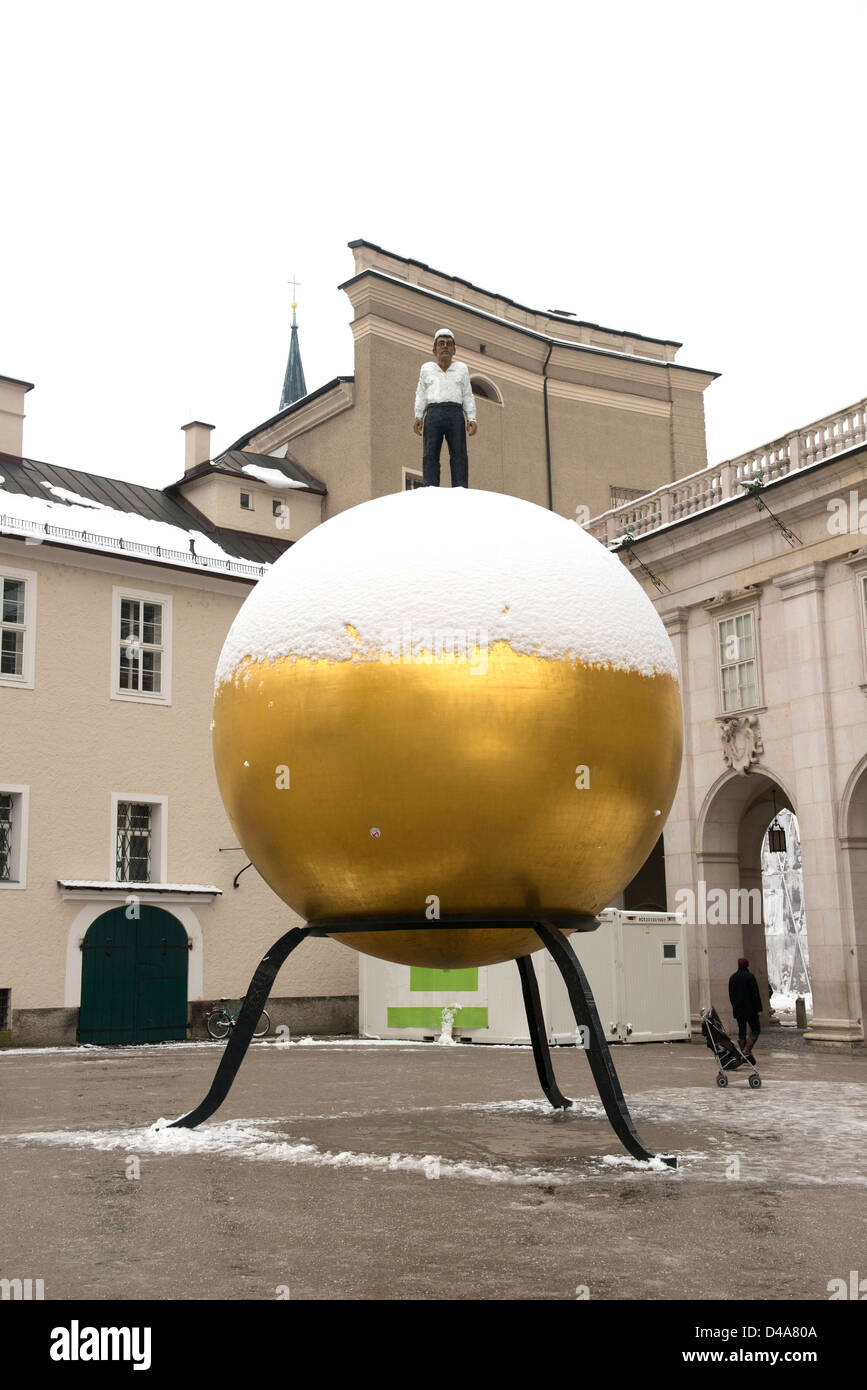 Golden sphere salzburg austria hi-res stock photography and images - Alamy