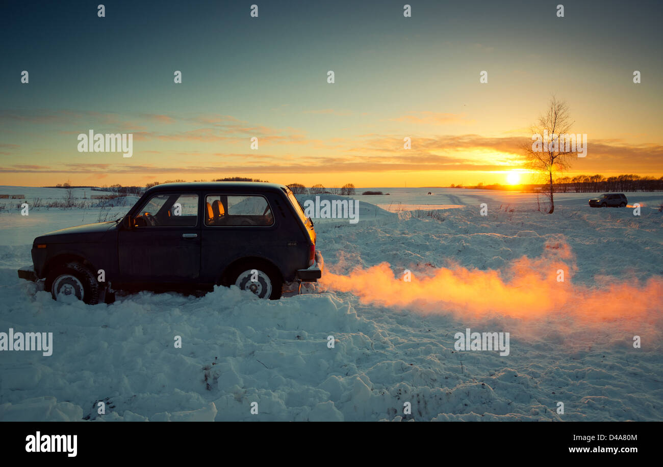 Soviet and Russian SUV Lada Niva 4x4 Stock Photo - Alamy
