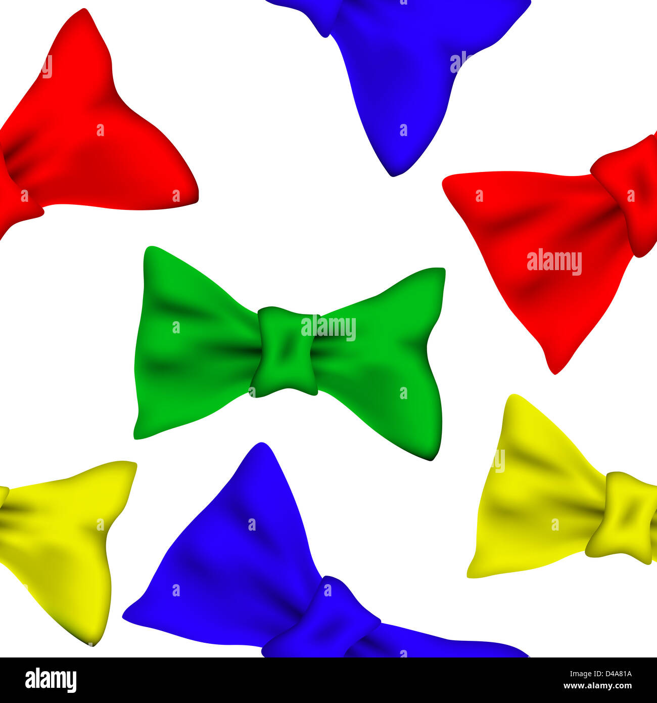 bows pattern, abstract seamless texture, vector art illustration, image ...