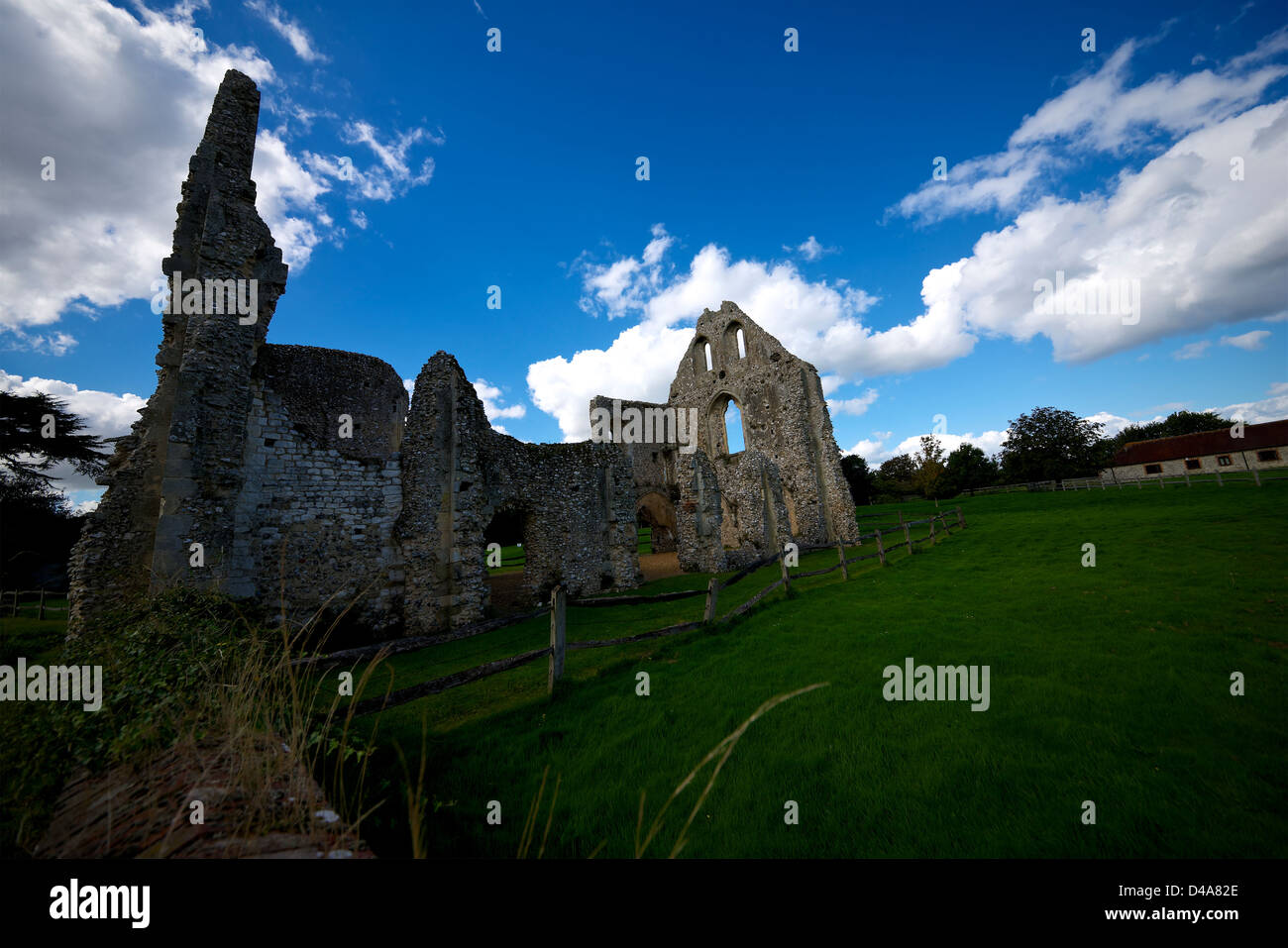 Boxgrove Priory West Sussex UK English Heritage Stock Photo - Alamy