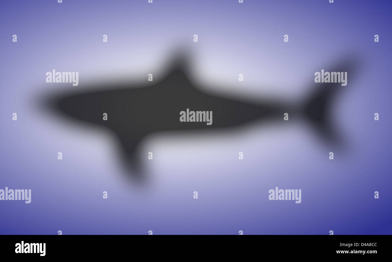 shark blury design, abstract vector art illustration Stock Photo - Alamy