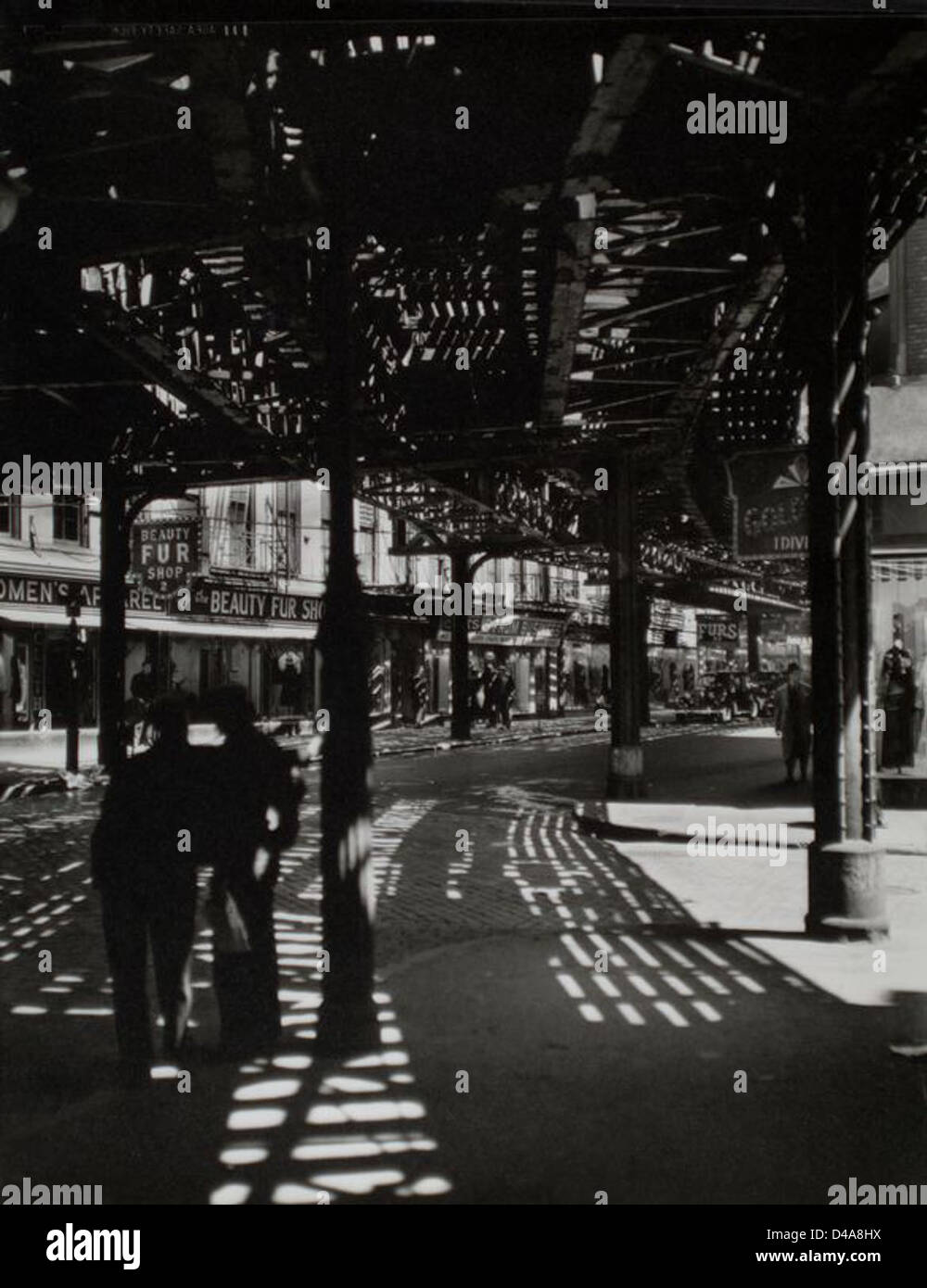 An image showing the elevated railway lines, specifically the Second ...