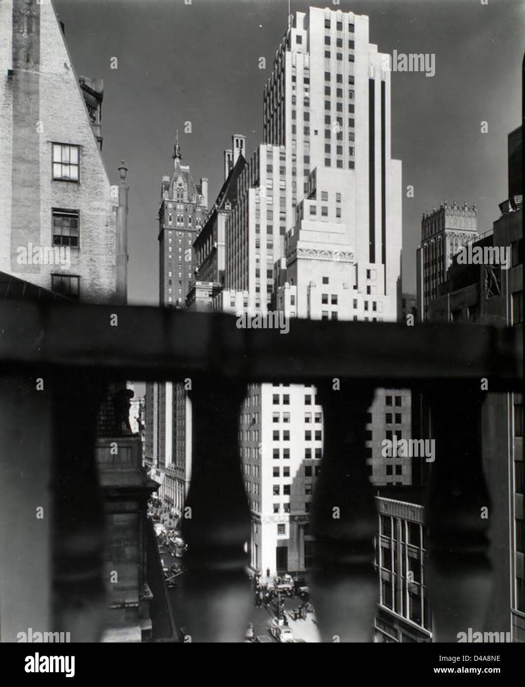 This 1935 photograph shows the Squibb Building with the Sherry ...
