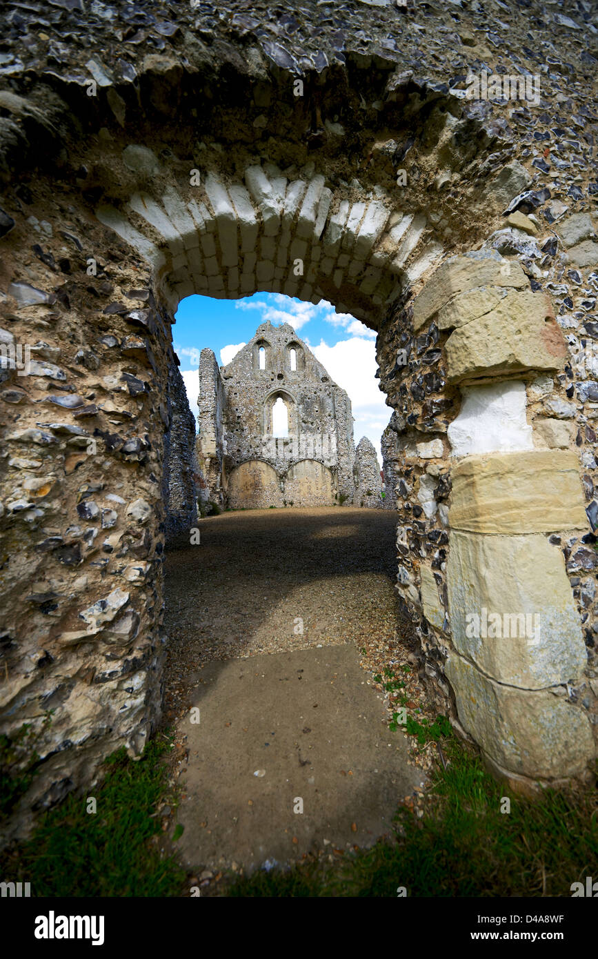 Boxgrove Priory West Sussex UK English Heritage Stock Photo - Alamy
