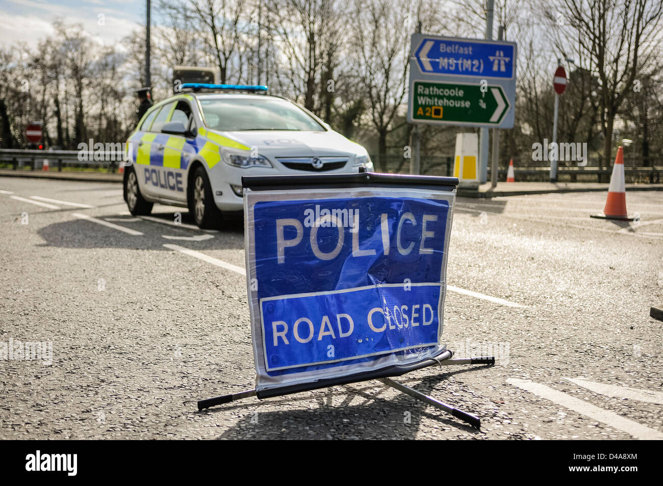 Motorway closed sign hi-res stock photography and images - Alamy