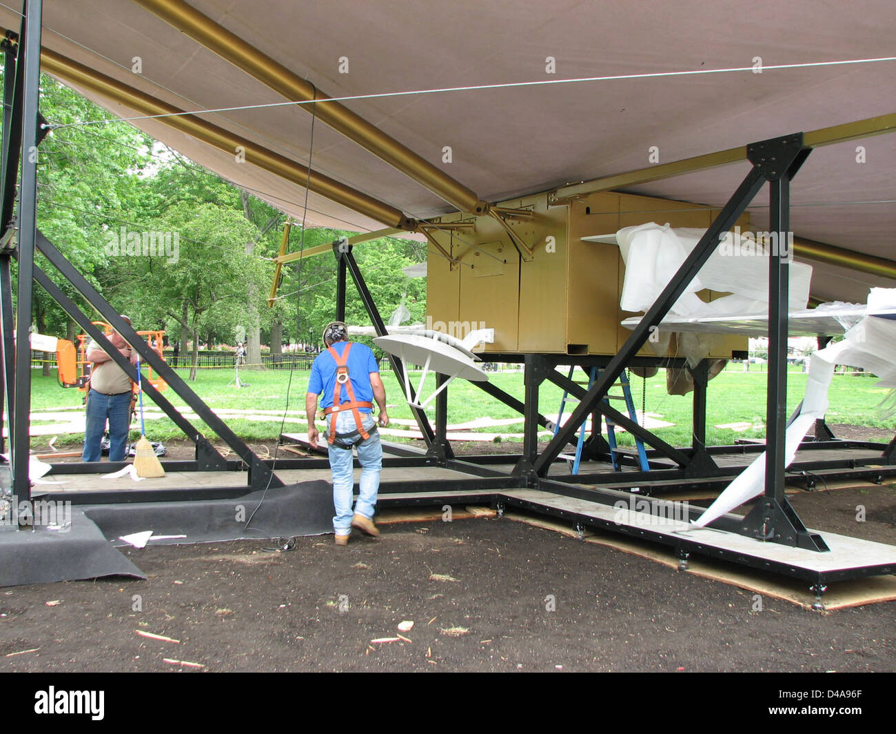 The full-scale model of the James Webb Space Telescope (JWST) was ...