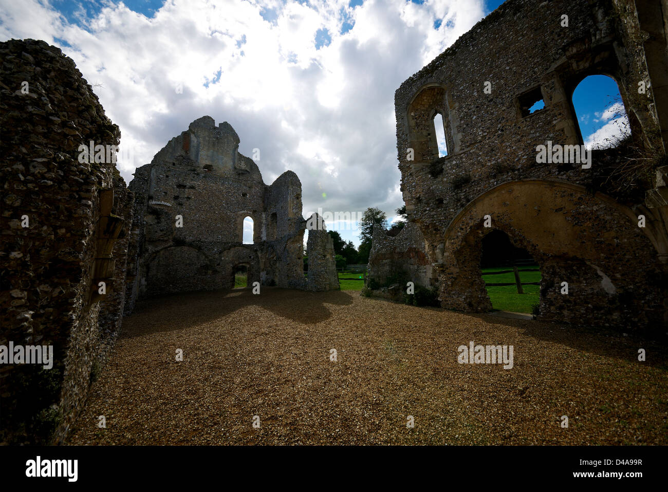 Boxgrove Priory West Sussex UK English Heritage Stock Photo - Alamy
