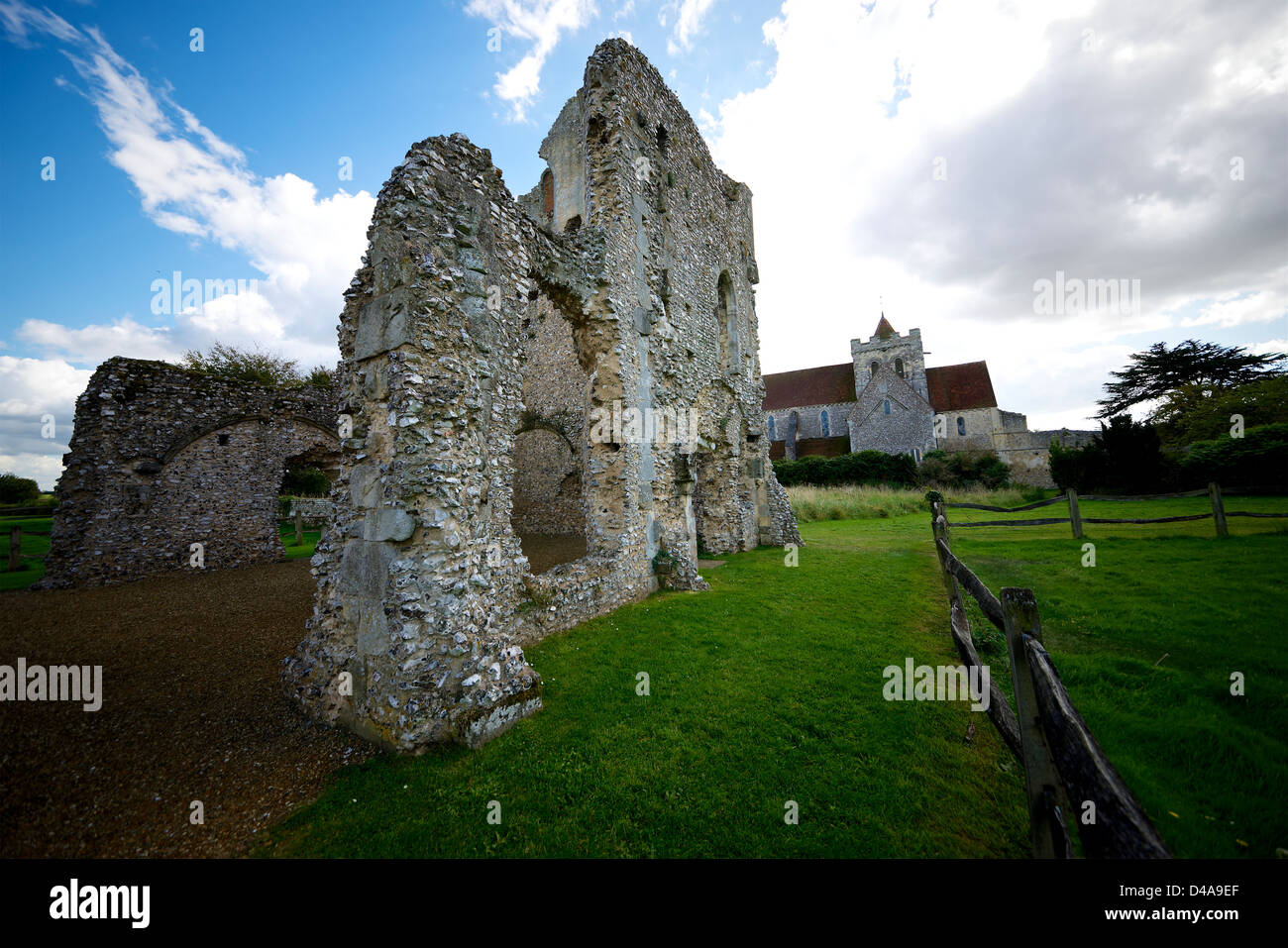 Boxgrove Priory West Sussex UK English Heritage Stock Photo - Alamy