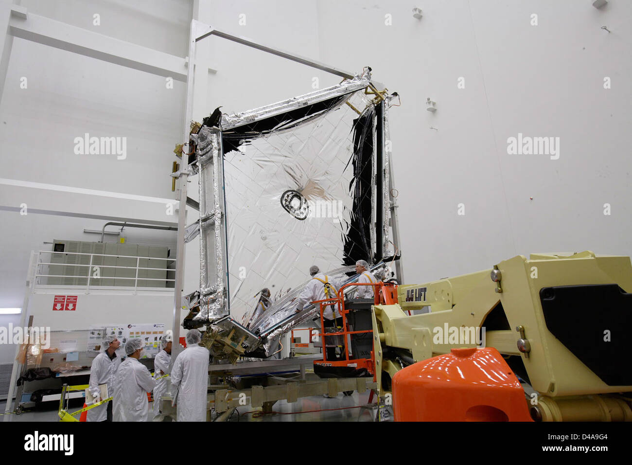 The James Webb Space Telescope's 1/3 scale sunshield model is a crucial ...