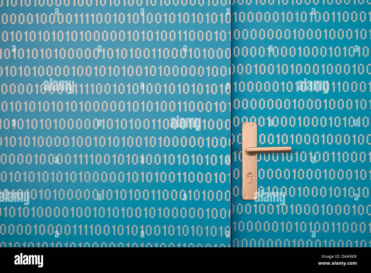 A wall designed with a binary code is featured at the world's largest ...