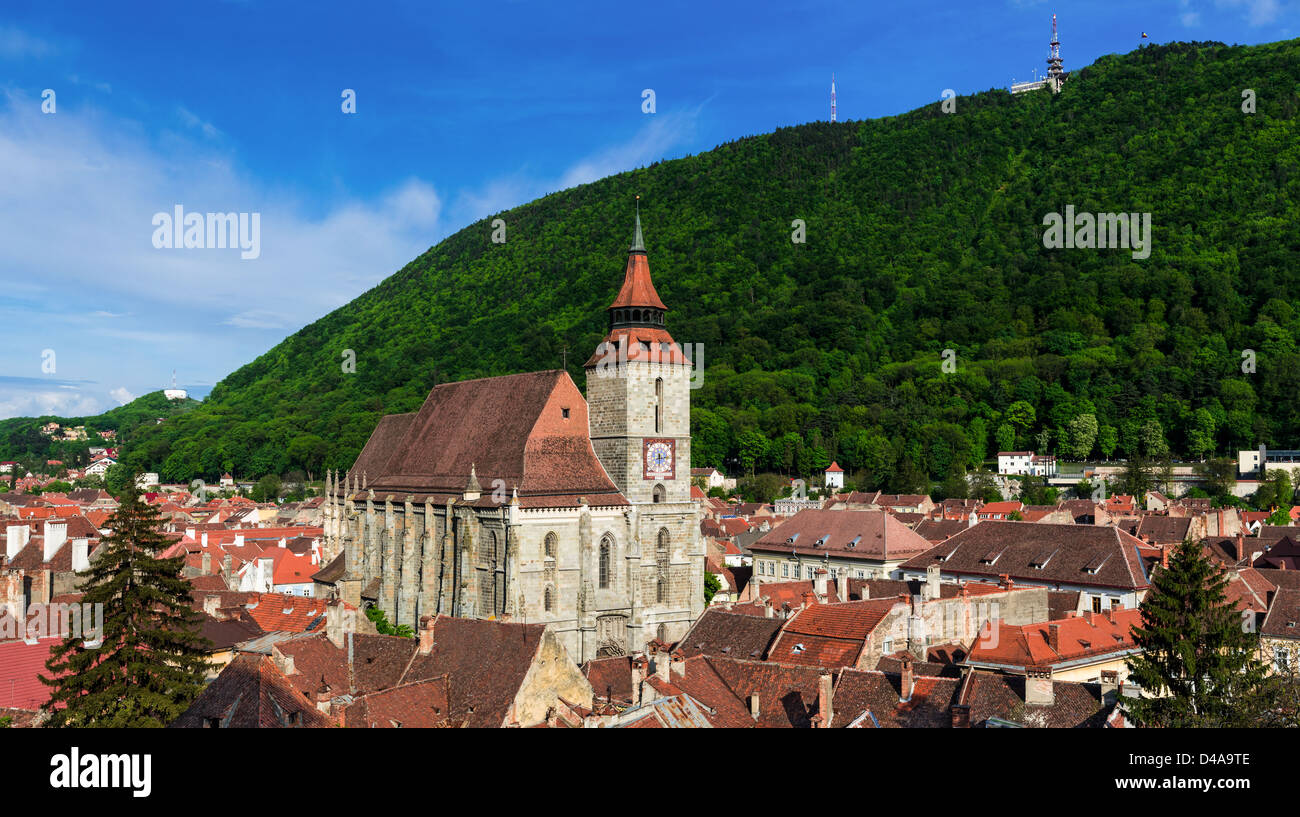 Brasov most important landmark, the Black Church, the largest Gothic in ...