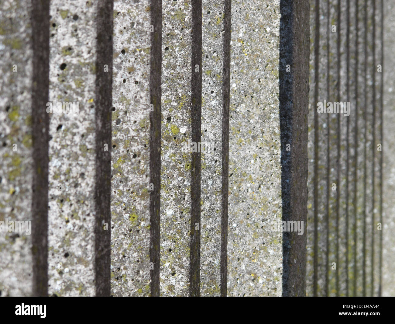 Concrete picket fence background hi-res stock photography and images ...