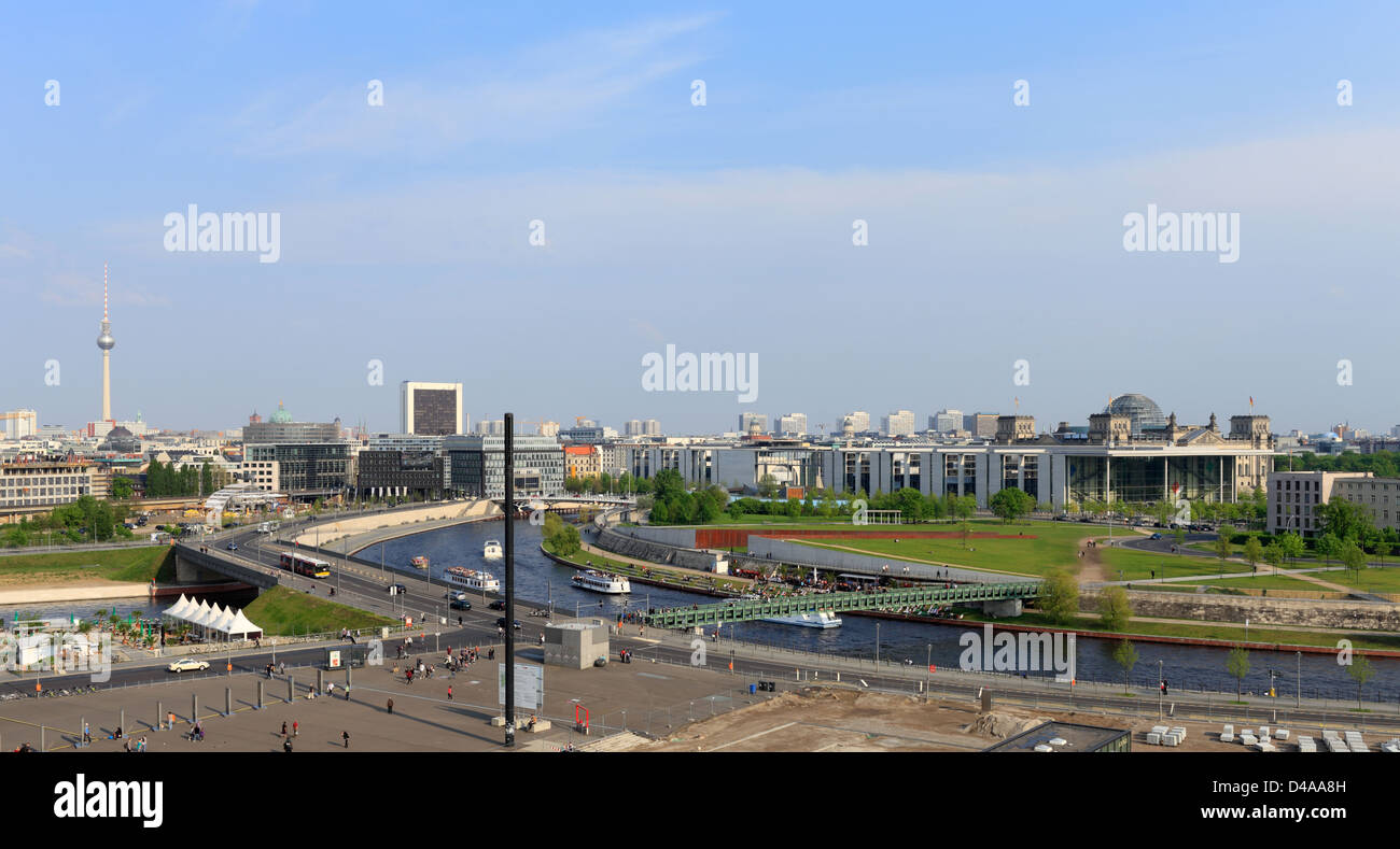 Berlin, Germany, view over Berlin Stock Photo - Alamy