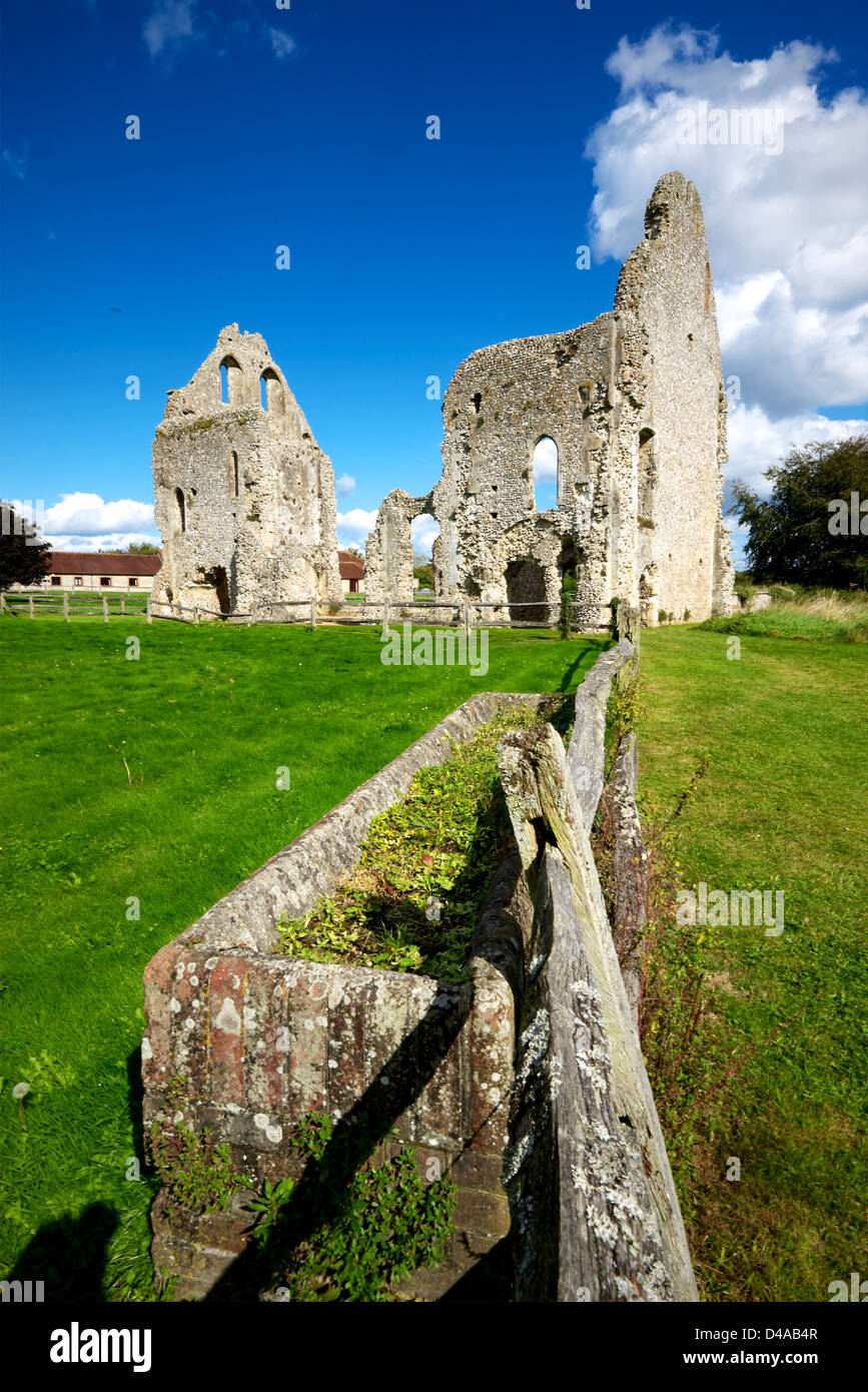 Boxgrove Priory West Sussex UK English Heritage Stock Photo - Alamy