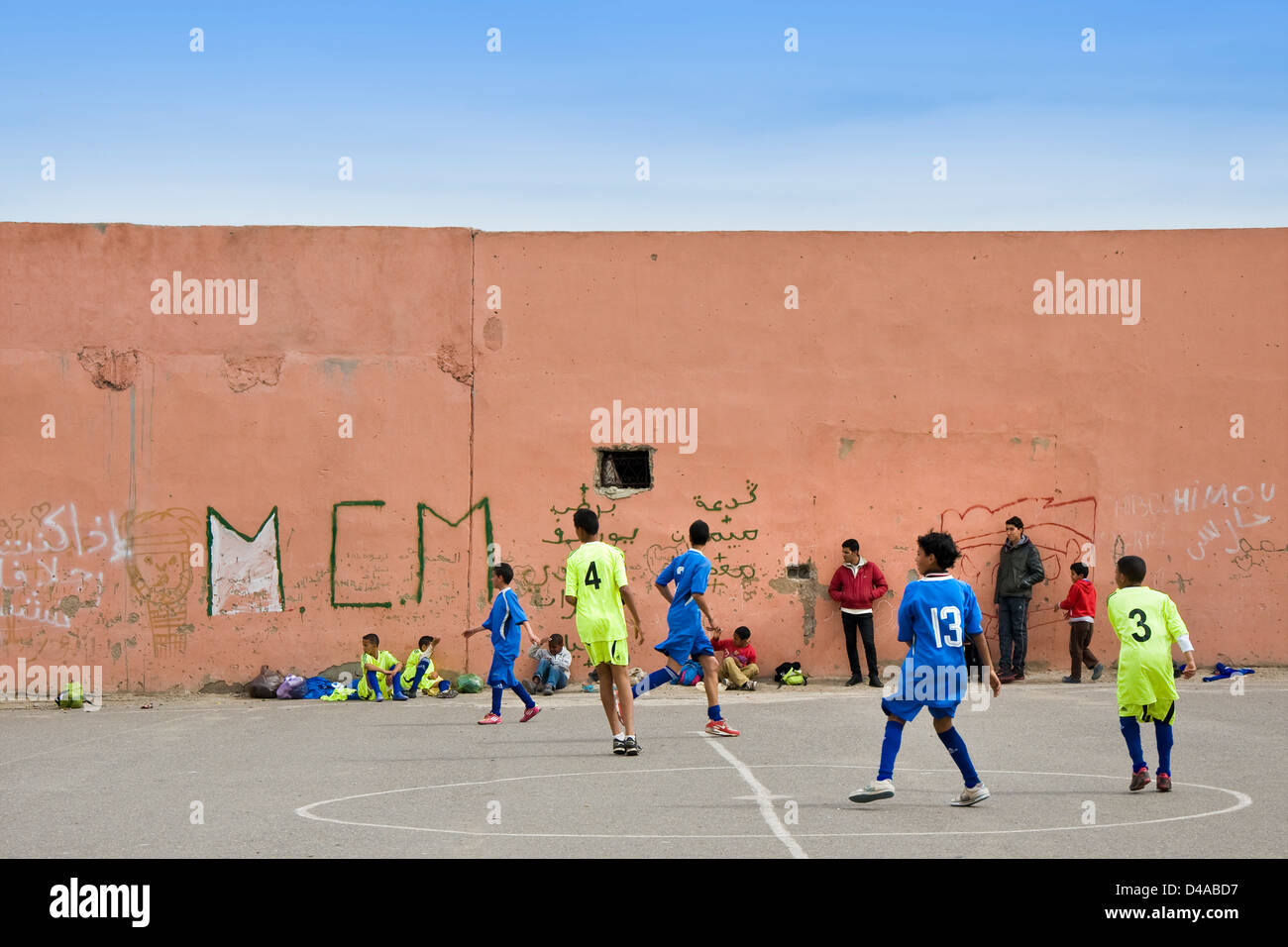 Football marrakech morocco game hi-res stock photography and images - Alamy
