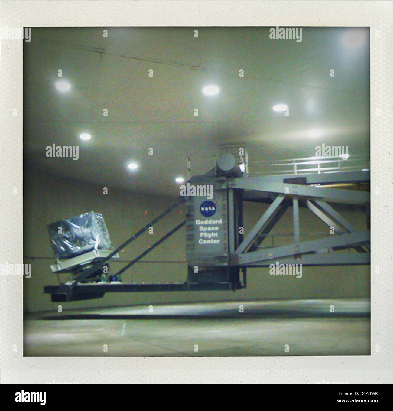 The Integrated Science Instrument Module (ISIM) structure is tested on ...