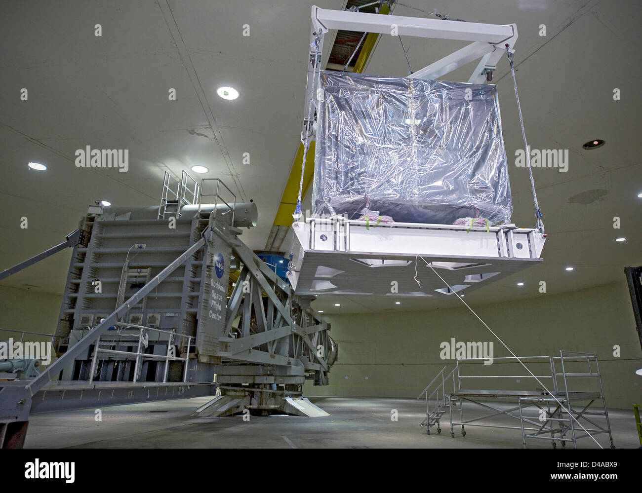 The ISIM (Integrated Science Instrument Module) is mounted on the ...