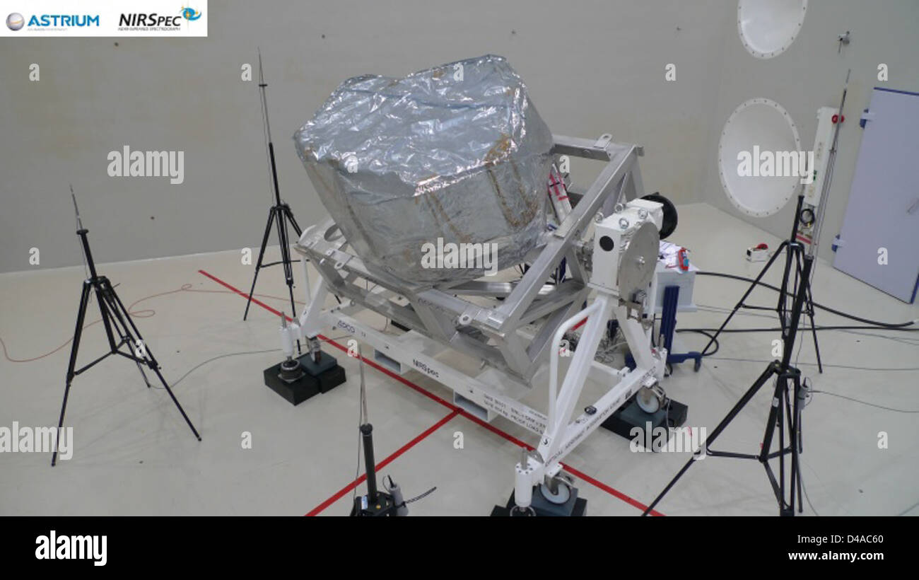 The NIRSpec Flight Model is a key instrument aboard the James Webb Space Telescope, designed to ...
