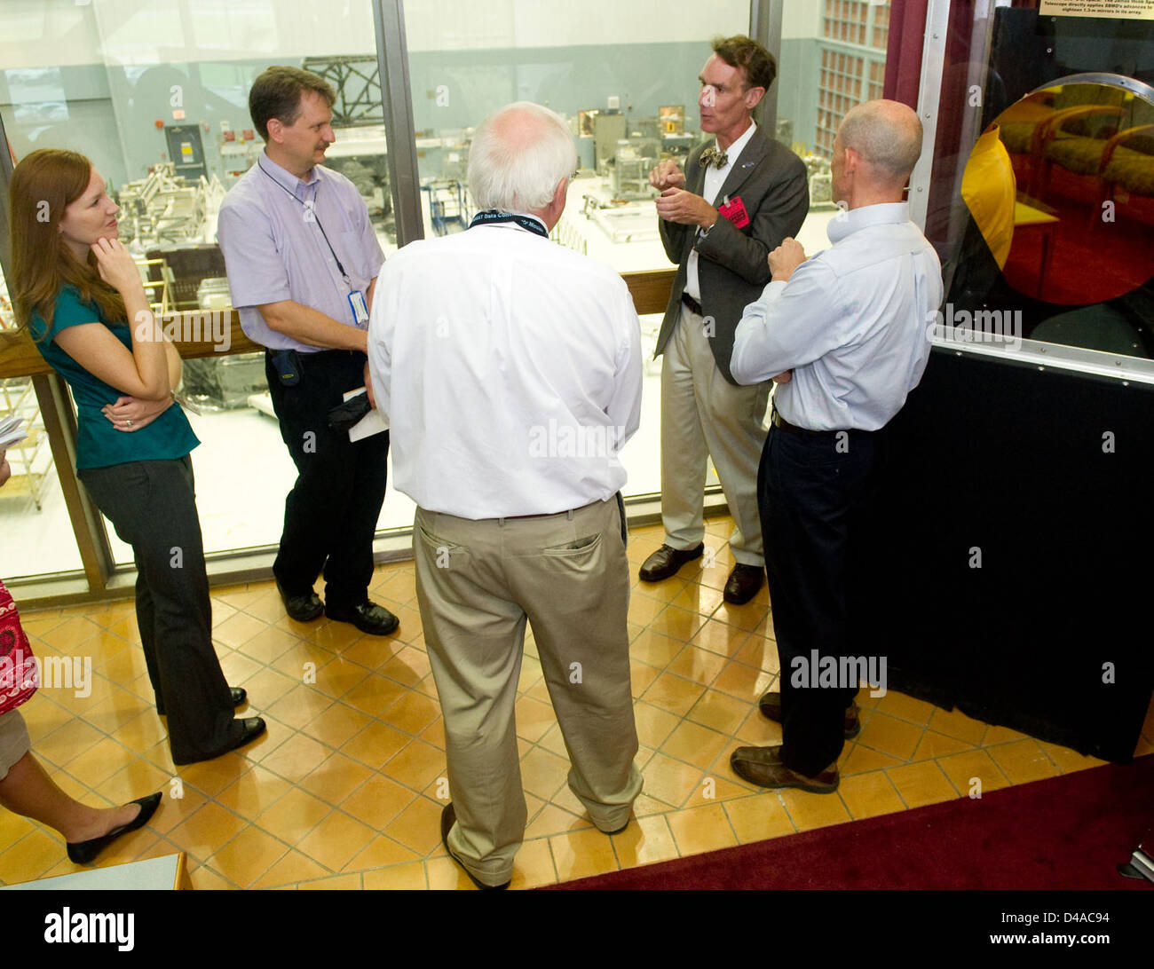 Bill Nye visits Goddard Space Flight Center Stock Photo - Alamy