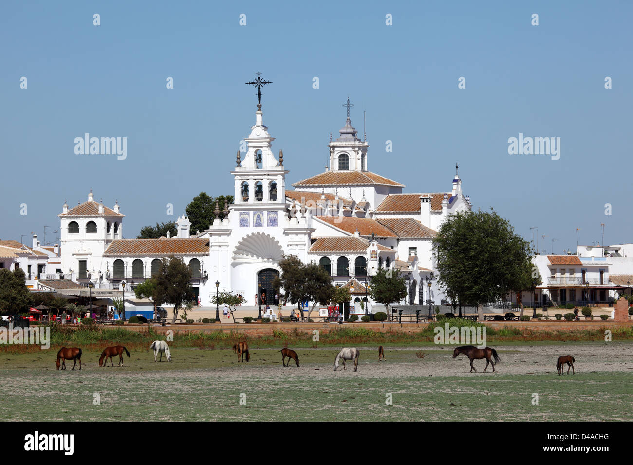The Hermitage of El Rocio ( Ermita del Rocio or Ermita de El Rocio ...