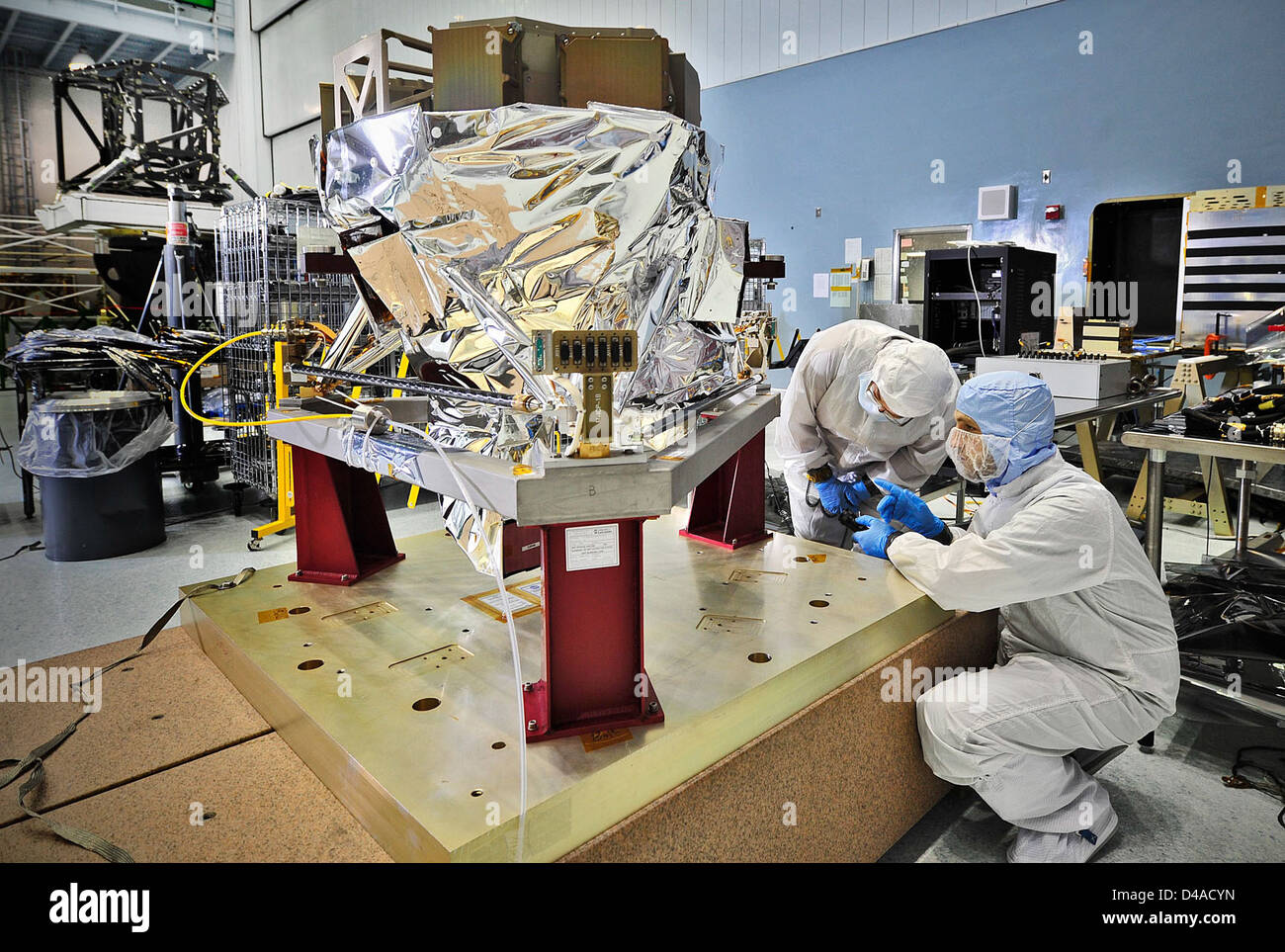 NASA’s James Webb Space Telescope MIRI instrument is inspected and ...