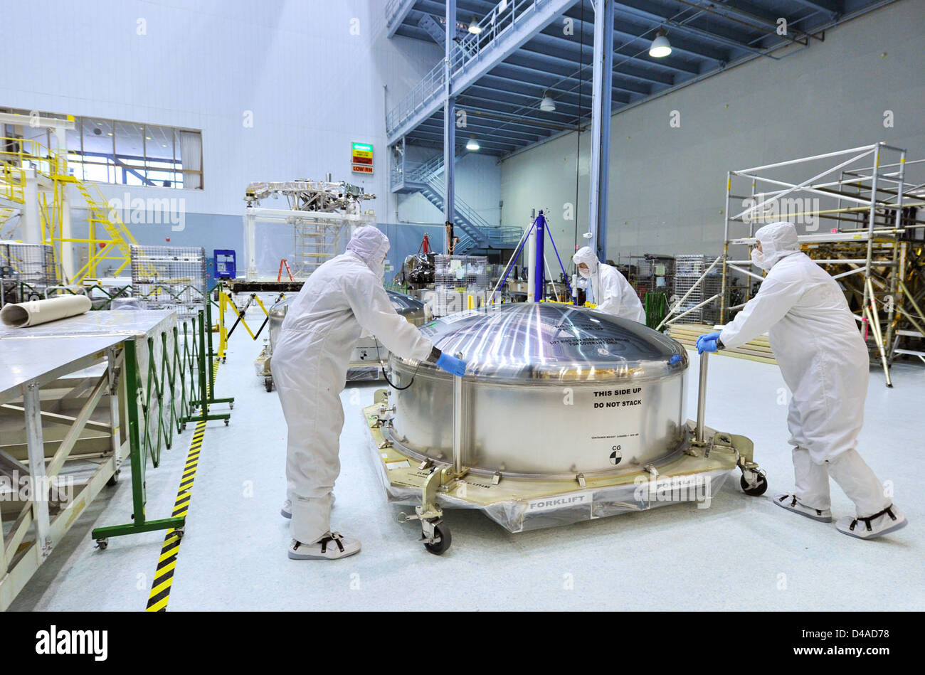 NASA's cleanroom at the Goddard Space Flight Center recently received ...