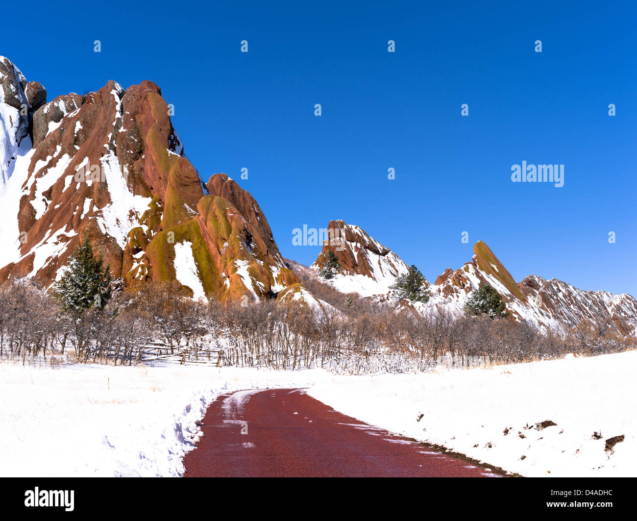 Roxborough State Park in Colorado near the Denver metropolitan area ...