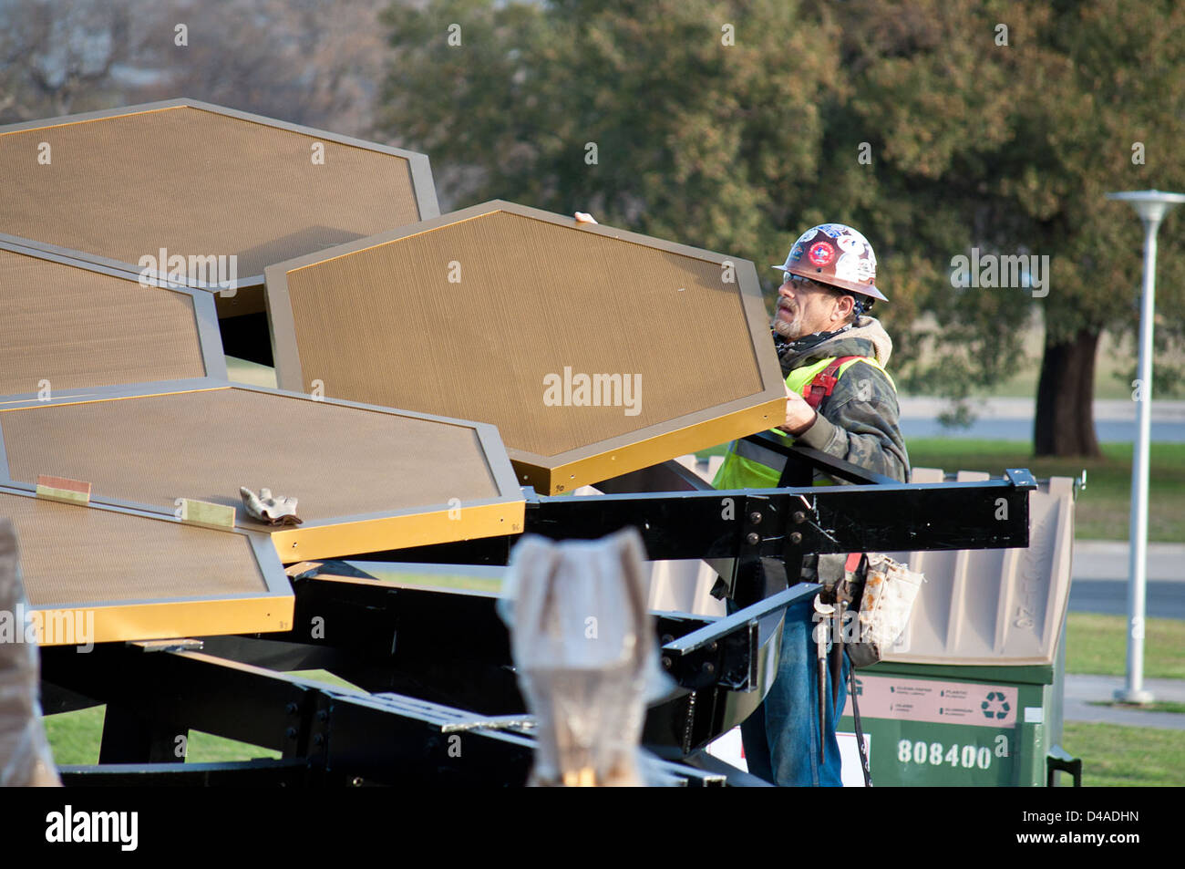 A full-scale model of the James Webb Space Telescope (JWST) was ...