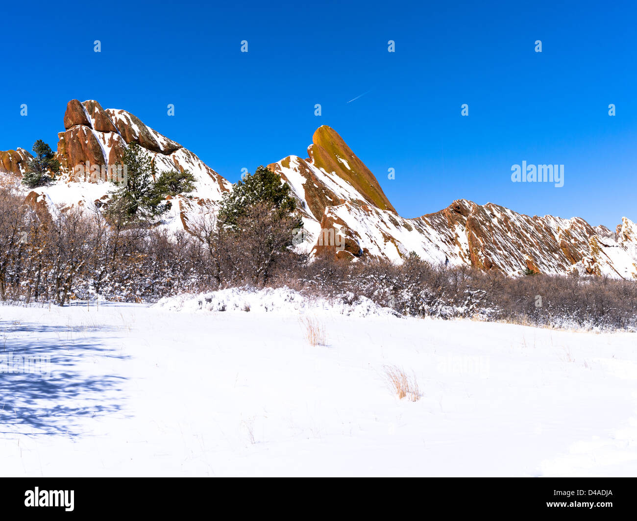 Roxborough State Park in Colorado near the Denver metropolitan area ...