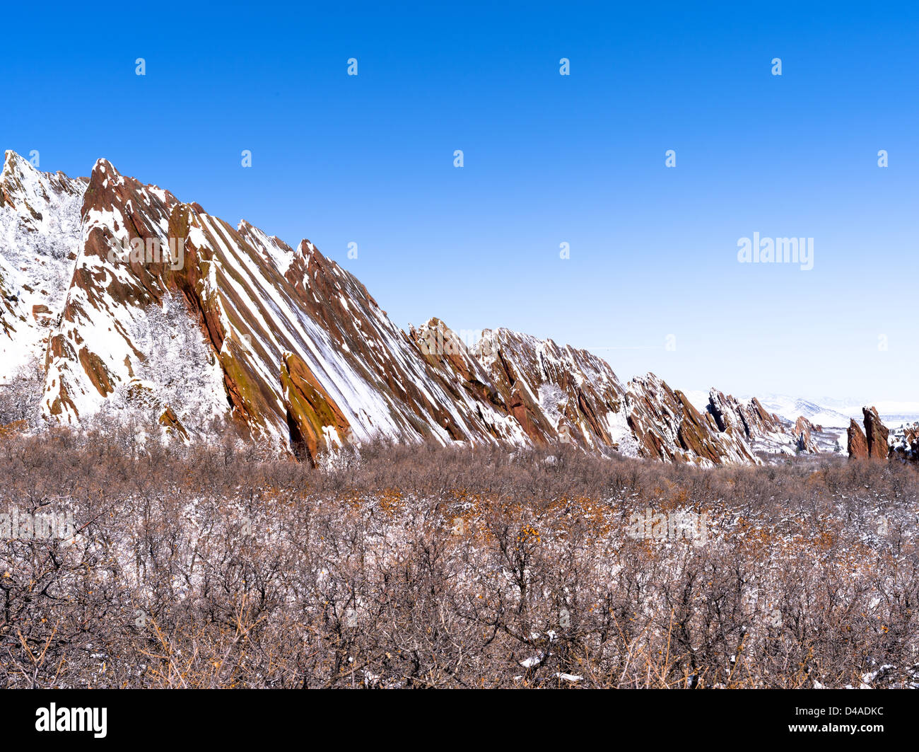 Roxborough State Park in Colorado near the Denver metropolitan area ...